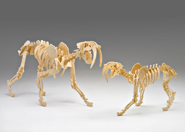 Saber Tooth Tiger 3D Wooden Puzzle – Knifefish